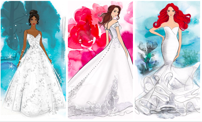 These Disney Princess Inspired Wedding Gowns Collection Will Make You ...